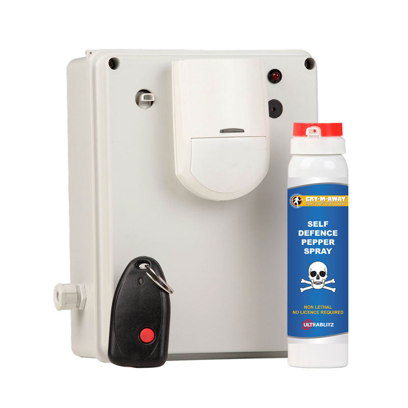 Cry-m-Away Pepper Spray Alarm System – Ultrablitz